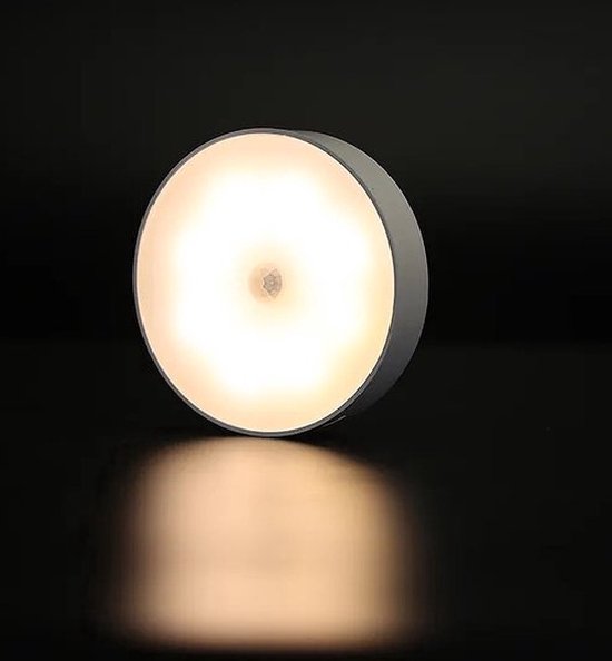 Ledverlichting - Bewegingssensor - Rond - Draadloos - Oplaadbaar - USB ...
