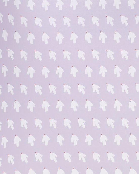Kado Design - Cadeaupapier - Inpakpapier - Birds - Paars - 50 cm x 200 ...