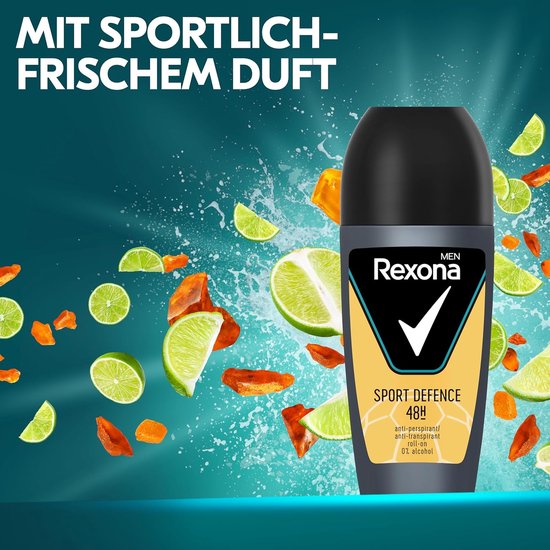 Rexona Men Sport Defence Deodorant Roll on - 6 x 50ml | bol