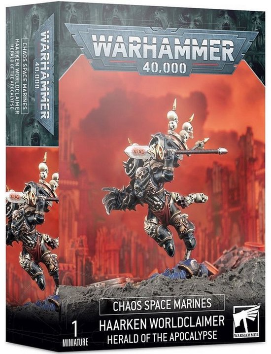 Warhammer 40k 40.000 - Chaos Space Marines - Haarken Worldclaimer ...