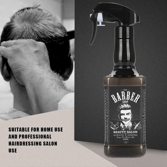 500ml Plastic Kappers Spray Fles Salon Kapper Haar Tools Water Sproeier ...
