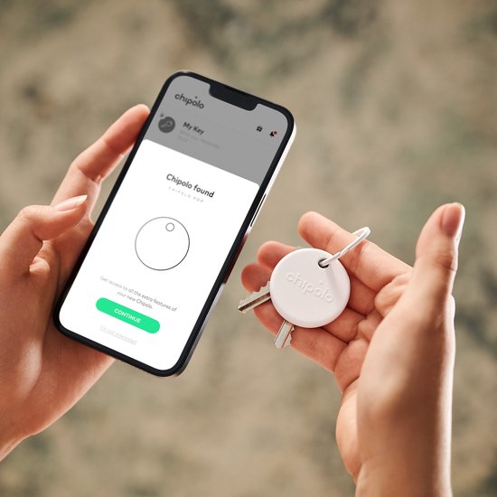 Chipolo Pop Bluetooth Tracker - KeyFinder voor Apple Find My & Android ...