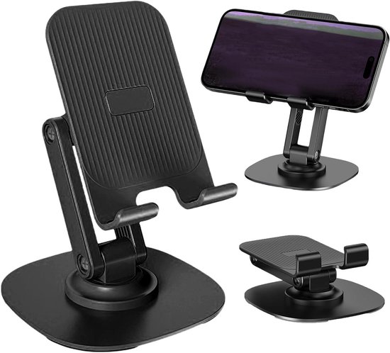 360 Degree Rotating Phone Holder Adjustable Foldable Desktop Phone ...