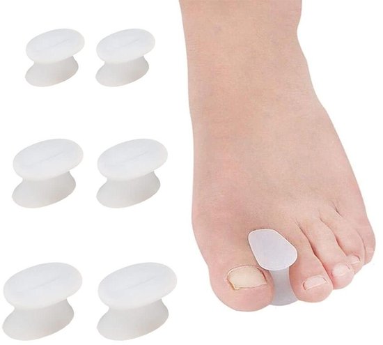 Hallux Valgus Correction Toe Spreader Silicone Splitters - 3 Pairs in ...