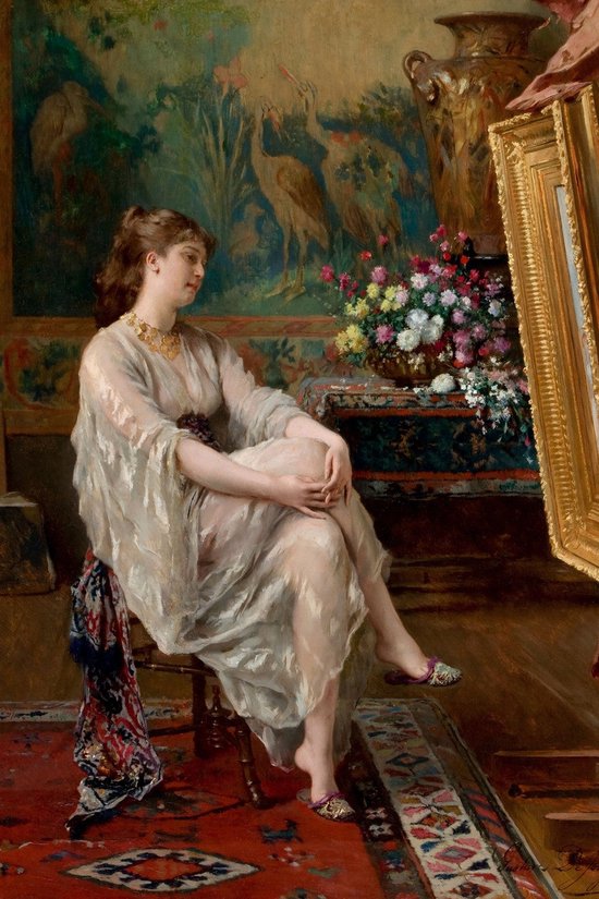 Gustave Léonard de Jonghe - In The Artist’s Studio (19th century) - In het atelier van... | bol