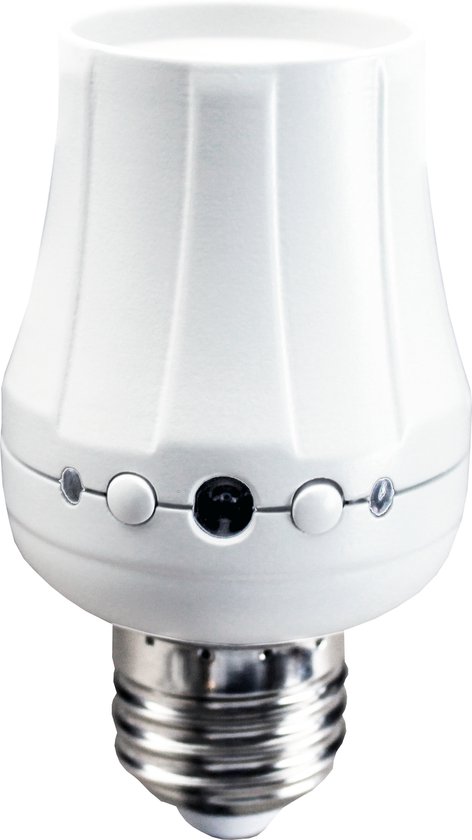 EcoSavers Daglicht Sensor Lampvoet E27 automatisch aan schakelen als het donker wordt... | bol