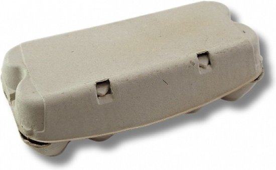 Eierdozen voor 10 stuks - Eierverpakking 10 vaks - Pulp - 90 stuks | bol
