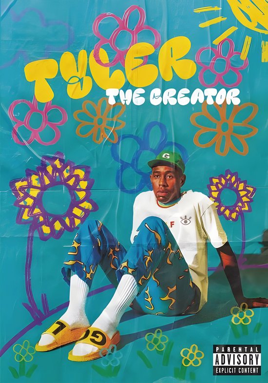 Tyler The Creator Sponge Bob Style Poster Ingelijst | bol