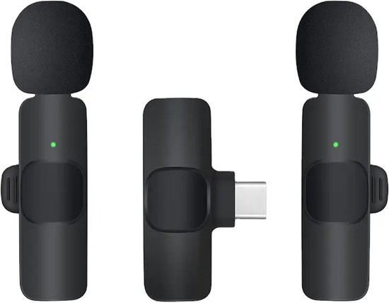 Linkyx Draadloze Microfoon Duo - Lavalier Microfoon - Dasspeld ...