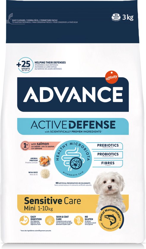 Advance - Mini Sensitive - Hondenvoer - 3 kg | bol