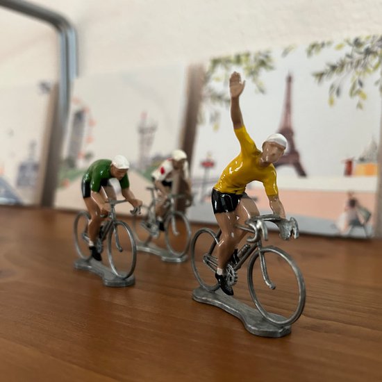 Bernard & Eddy Miniatuur Wielrenners Tour de France - Gele, Groene en ...