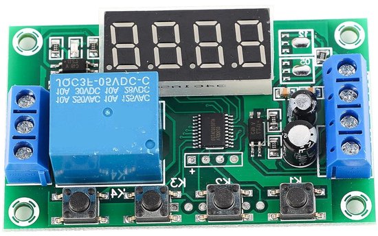 Time Delay Module LED Display Adjustable Time Relay Automation Control Switch Module... | bol