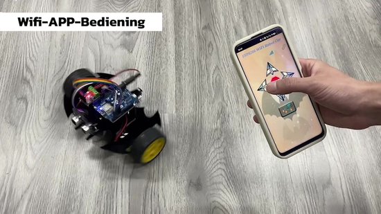 SyncGear 2WD Robot Bouwpakket voor Kinderen - Arduino - ESP32 ...