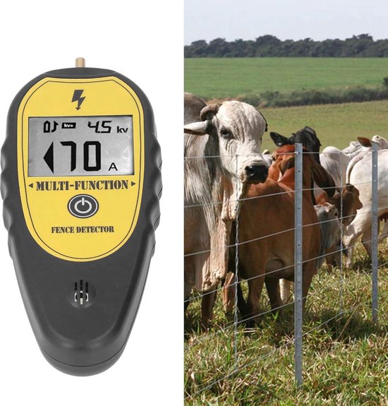 Vee Omheining Tester Elektrische Hek Spanningstester 15KV Lcd-scherm ...