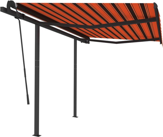 vidaXL Luifel automatisch uittrekbaar - 3,5x2,5 m Luifel - Zonwering ...