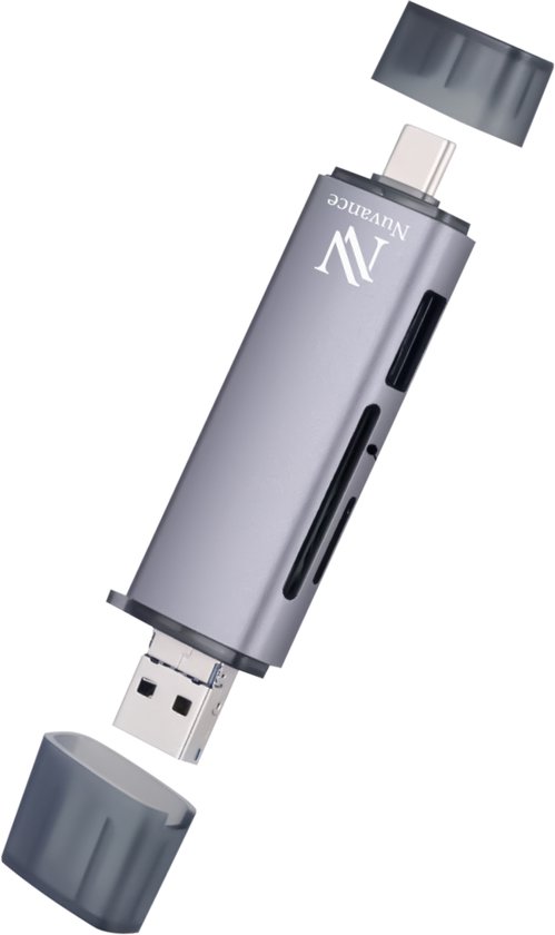 Nuvance - Sd Kaart Lezer - Sd Kaartlezer Usb C - Card Reader - Micro ...