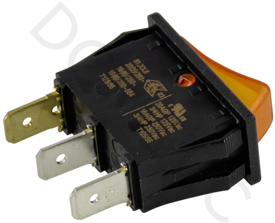 Dometic RM4211/4281 Schakelaar 230V Oranje | bol