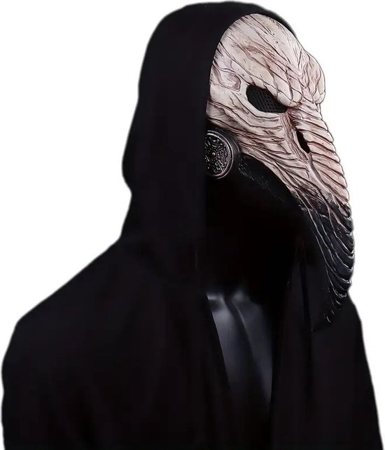 Raafbek masker - Plague doctor masker - Pestdokter - Snavel masker ...