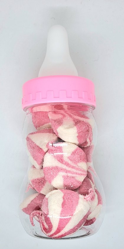 roze - grote - papfles - spaarpot - met - vulling - mixspekken ...