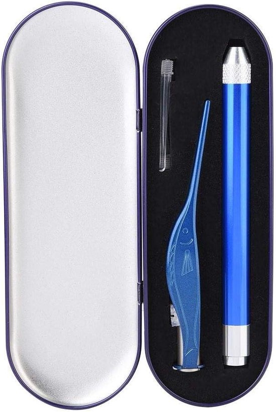Kit d'outils pour retirer le cérumen - Nettoyage sûr du cérumen - Blauw ...