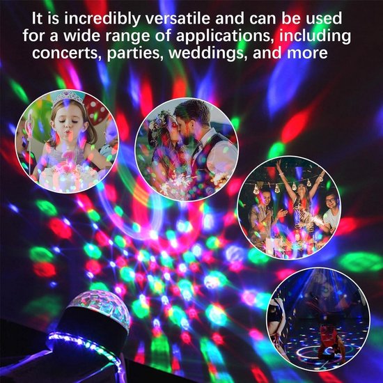 LED music controlled DJ party light ball lighting RGB stage lighting ...