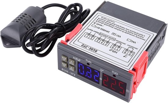 Temperature Control STC-3028 12V/24V/110V/220V Digital Display Temperature and... | bol