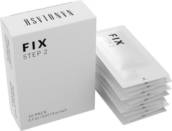 Nanolash FIX STEP 2 eyelash lifting and laminating neutralizer 10 units ...