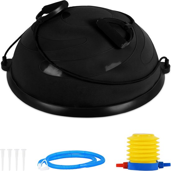 Balansbal Trainer met Expander en Pomp - Veelzijdige Gymnastiekbal voor ...