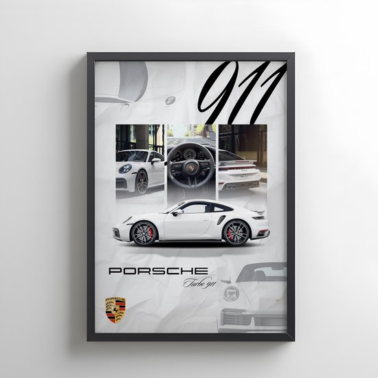 Porsche Turbo 911 poster A3 | bol
