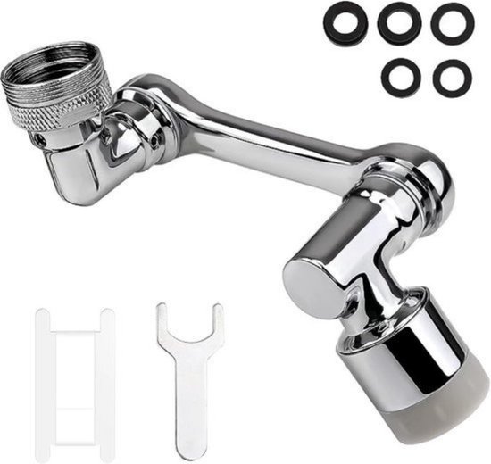 COCHO® Kraanverlengstuk - RVS - 1080 Graden Draaibaar - Kraankop ...