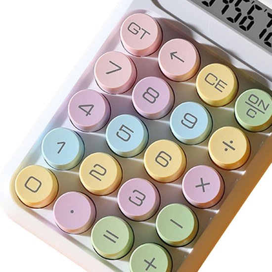 Push Button Calculator - 10 Digit LCD Display, Portable and Basic ...