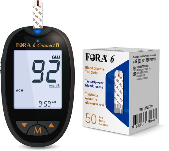 FORA 6 connect glucosemeter - mg/dl (Multi-parameter) | bol