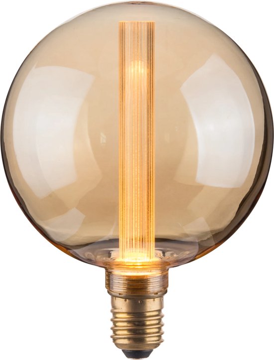 Filament lamp - E27 - Dimbaar - LED - Modern - Ø 12,5cm - Amber - 2,3W ...