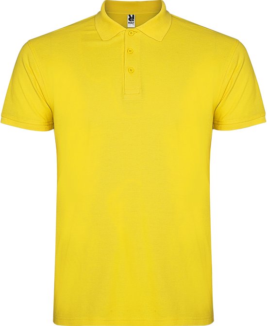 Roly - Star Polo - Yellow 03 maat L | bol