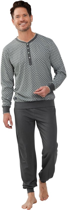 Pastunette pyjama heren - lichtgroen print - 122251-528-1/700 - maat M ...