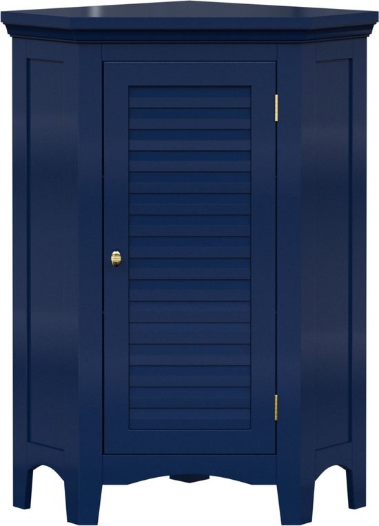 Teamson Home Glancy Hoekkast Vrijstaand Navy Landelijke Stijl | bol