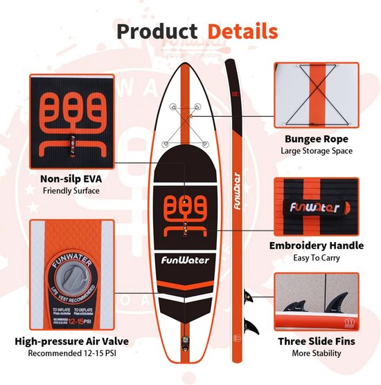 Bovista Sup Board - Opblaasbaar - Supboard - Sup Boards - Paddle ...