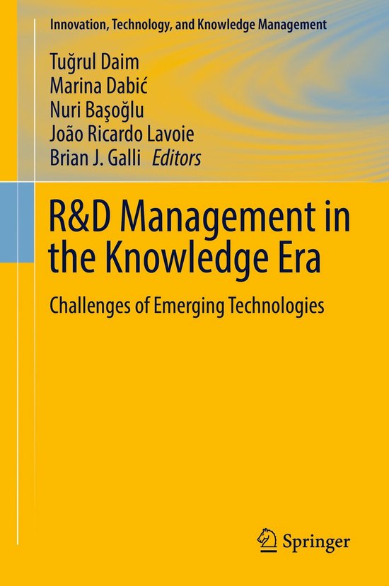 Innovation, Technology, and Knowledge Management- R&D Management in the ...