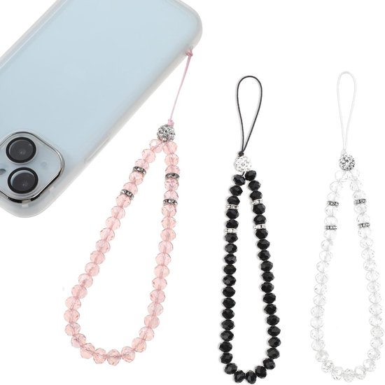 3 pieces universal phone chain mobile phone cord wrist phone pendant ...