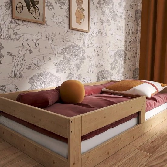 Need Sleep - Montessori Kinderbed Vloerbed met Uitvalbescherming ...