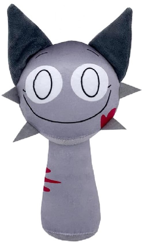 Topknuffels® - Wenda Horror Sprunki Pluche Knuffel 20 cm – Grey Grijs ...