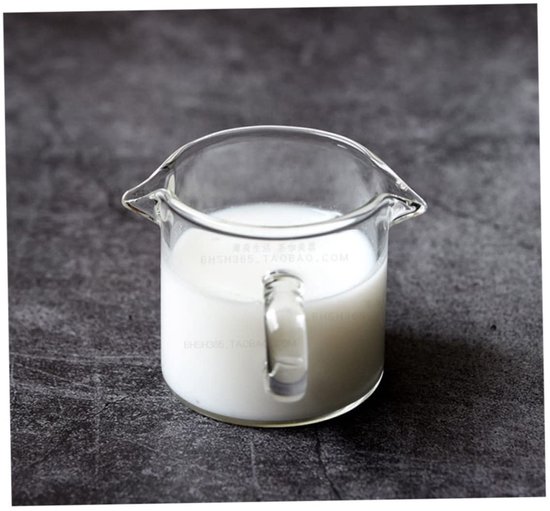 Mini Milk Creamer Pitcher, Glass Creamer 4oz Mini Coffee Creamer ...