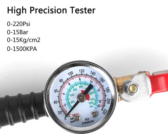 Tire Inflator Rod, Inflation Air Nozzle, Hand Cranked Air Pump, Tire ...