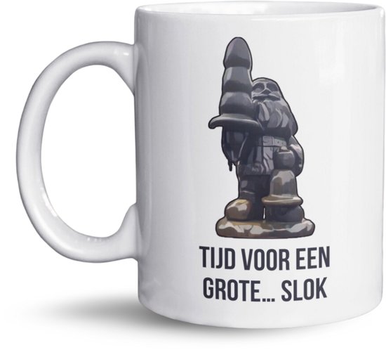 NietMokken.nl – Kabouter Buttplug Mok – Grappige Rotterdam Mok – Tijd voor een Grote... | bol