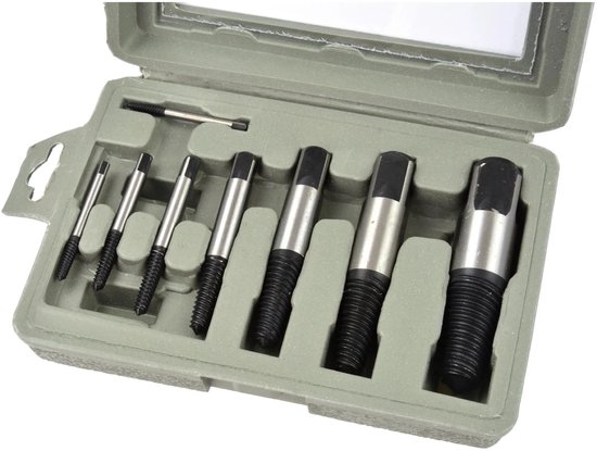 Linkse tapset fijn - 8 delig - M3 tot M50 - Tappen - GEKO | bol