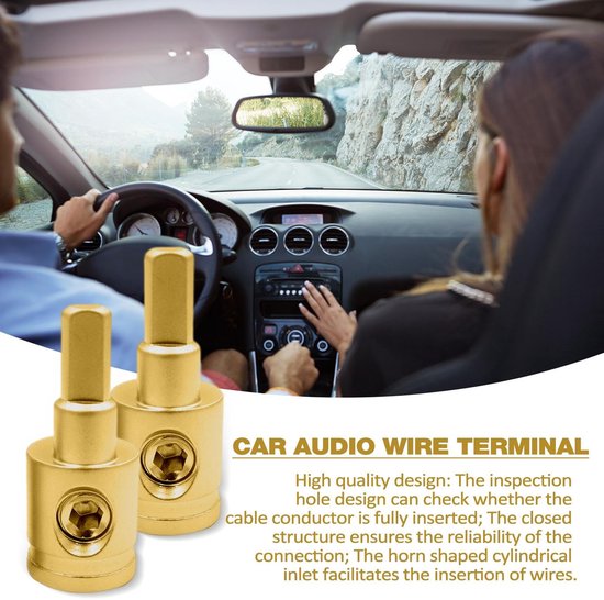 Auto Audio Draad Terminals | Messing Auto Wire Terminal Voor Versterker ...