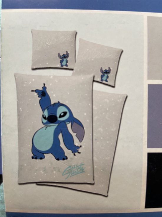 Disney Lilo & Stitch Dekbedovertrek Eenpersoons - 140 x 200 + 65 x 65 ...