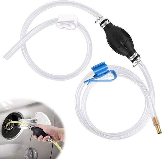 Draagbare handpomp voor benzine 8 mm - Met 2 m slang - Universele ...