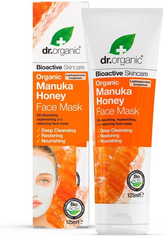 Dr Organic Manuca Honey Face Mask 125ml | bol