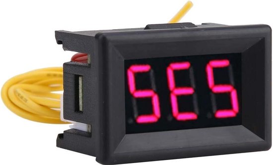 Digitale voltmeter spanningsmeter - 70-380V AC ampèremeter 036 ...